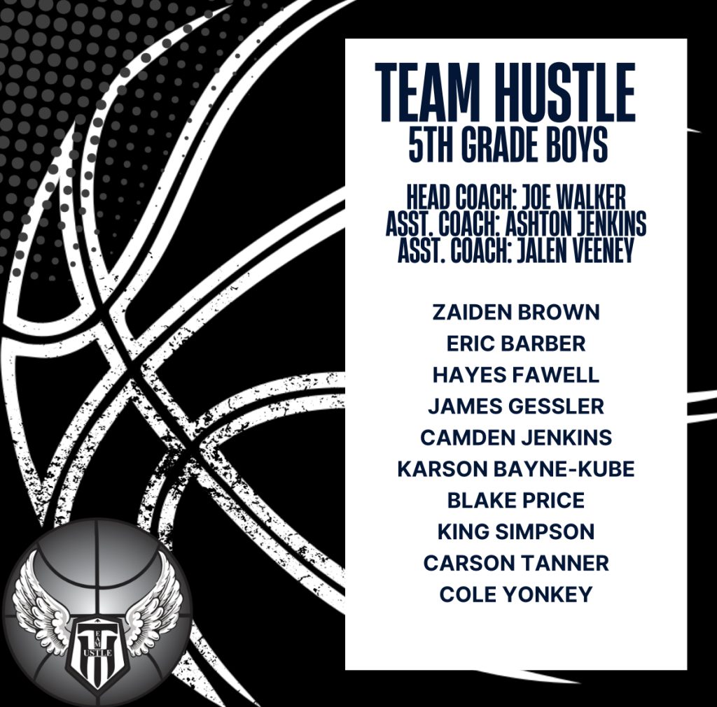 2025 5TH GRADE BOYS ROSTER – Team Hustle Culpeper